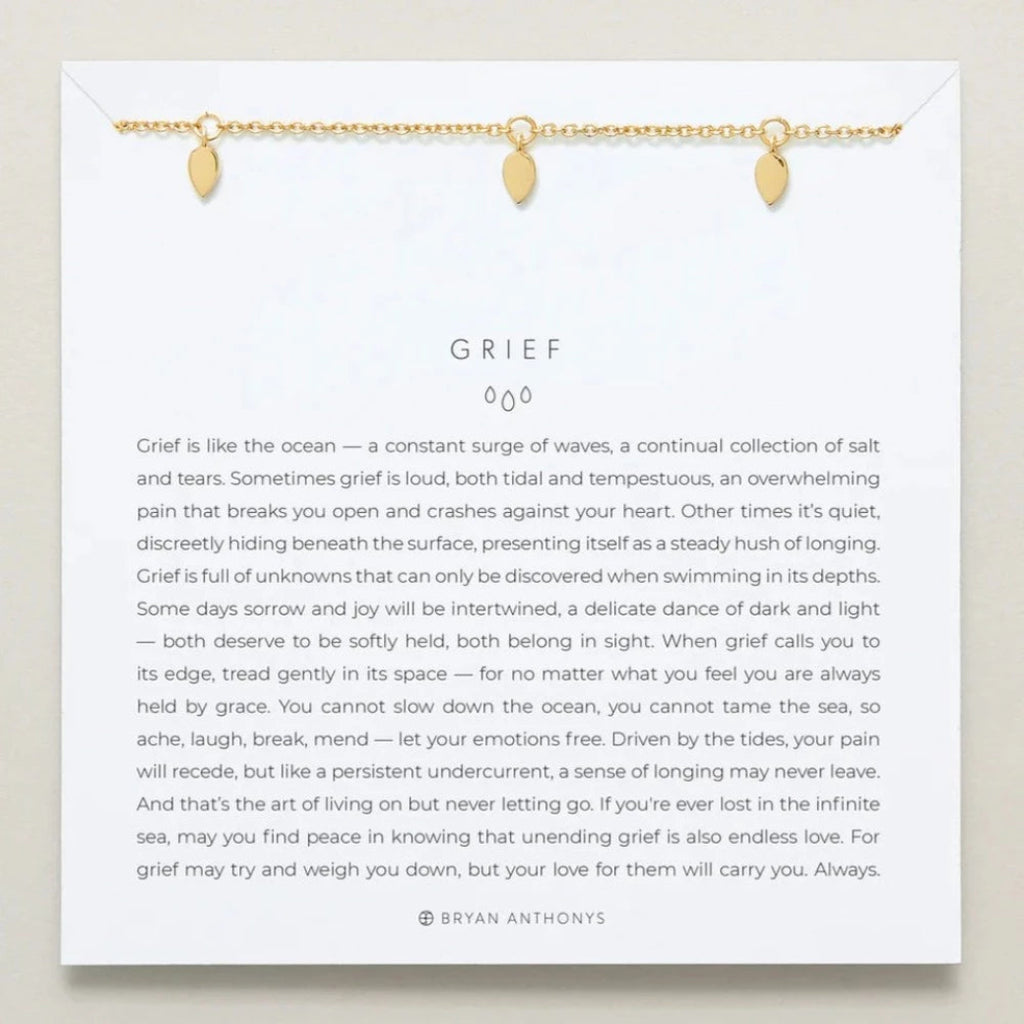 Grief - Necklace (14k Gold) | Nurture My Life