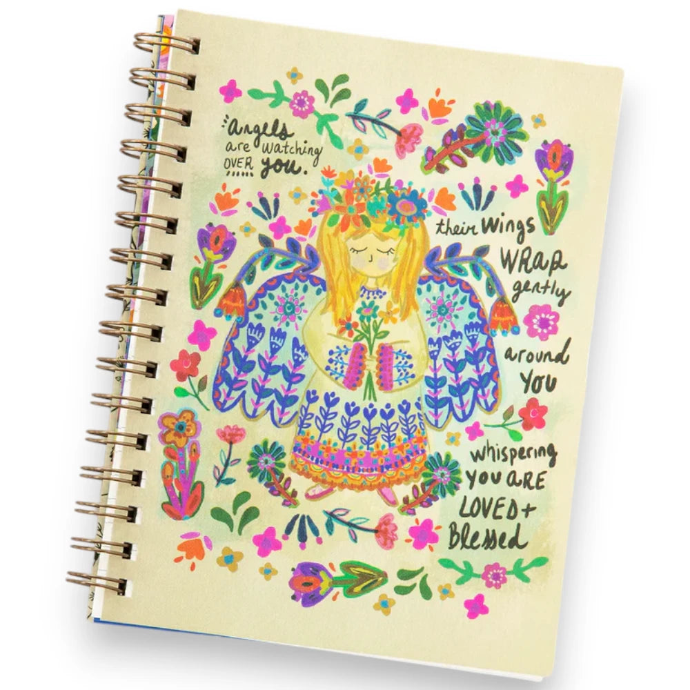 Spiral Notebook - Angels Are Watching Over You | Nurture My Life